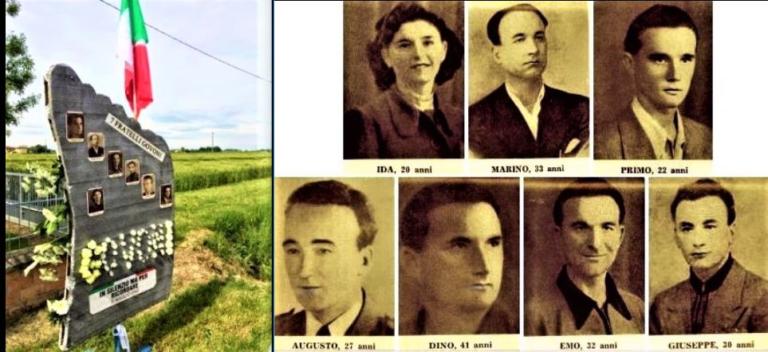 I sette fratelli Govoni, uccisi dopo una notte di torture dai ...