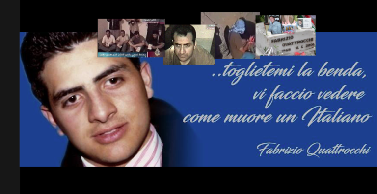 Solo la destra celebra il patriota Quattrocchi, 14 anni dopo (foto). La ...