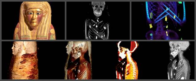 Egitto, una tac svela i segreti (e 49 amuleti d'oro) della mummia di un ...