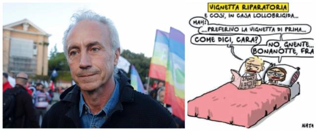 Il "Fatto" insiste, nuova vignetta e altro veleno. E Travaglio provoca ...