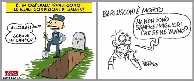 Le vignette peggiori: Vauro e Natangelo a braccetto infieriscono. Il ...