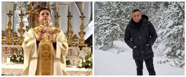 Dai selfie con Gianni Morandi alle foto sulla neve: chi è il prete di ...