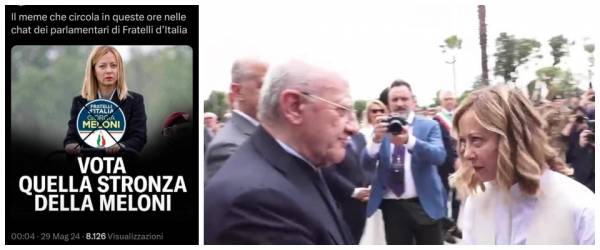 "Vota quella stronza della Meloni", il meme ironico che circola nelle ...