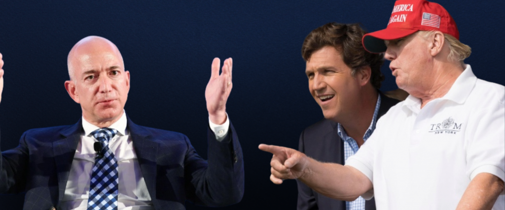 Il "Washington Post" (di Bezos) fiuta la vittoria di Trump e scarica ...