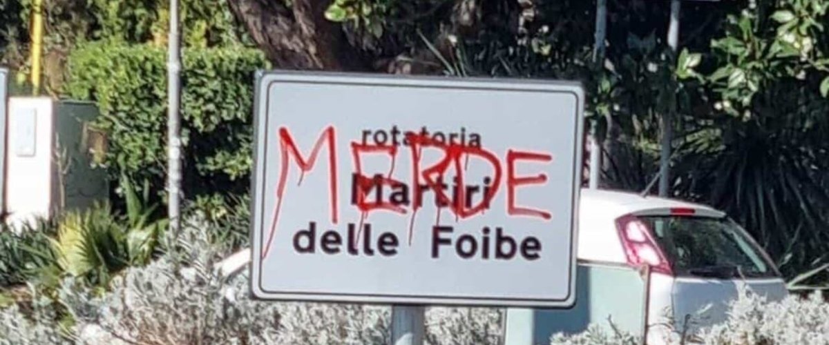 Foibe, vandali "negazionisti" in azione a Pisa: imbrattata la targa ...