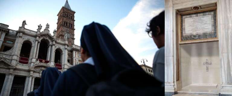 Il marmo ligure e la croce: ecco la prima foto della tomba di Papa ...